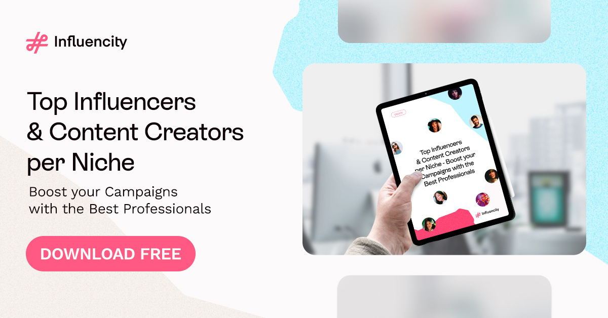 Top Influencers & Content creators per niche